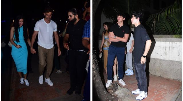 Hrithik Roshan and Saba Azad enjoy family time with his sons Hrehaan ...