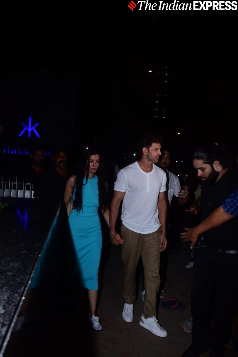 Hrithik Roshan and Saba Azad enjoy family time with his sons Hrehaan ...