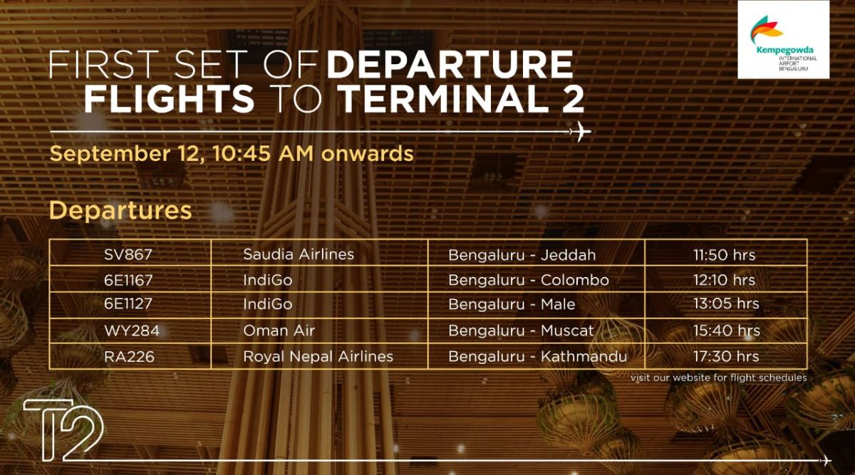 International flight operations to commence from Terminal 2 of ...