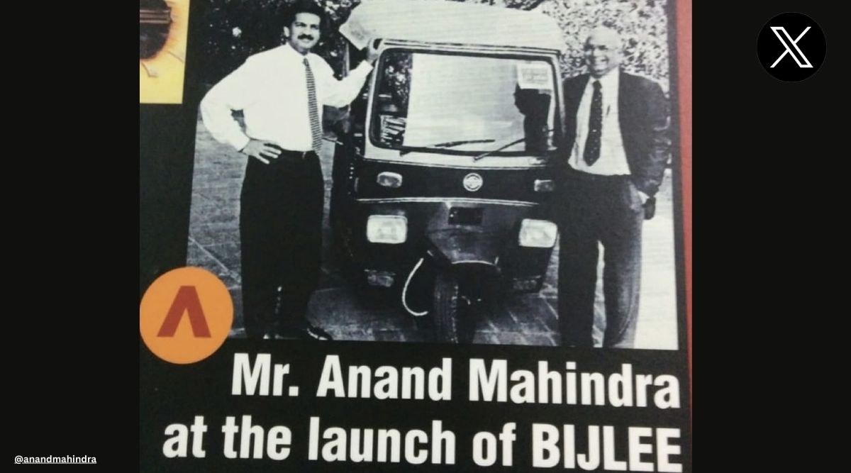 Anand Mahindra remembers his company’s first EV, made 24 years ago ...