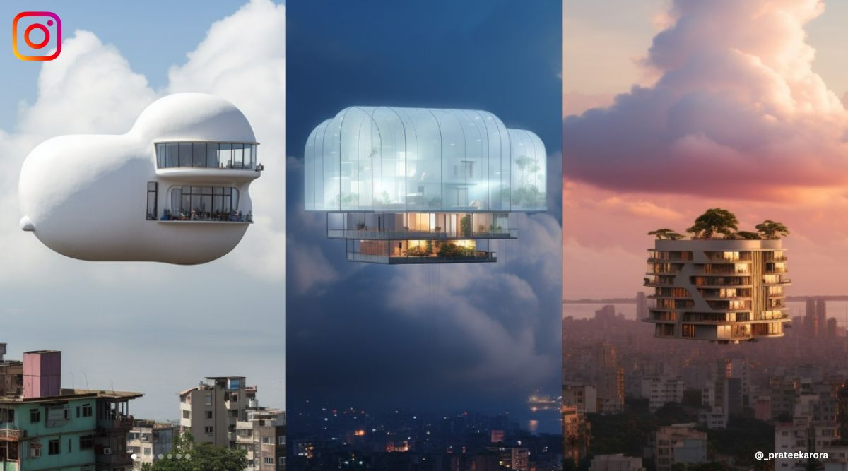 ‘In the clouds for real’: AI artist imagines Mumbai’s floating ...