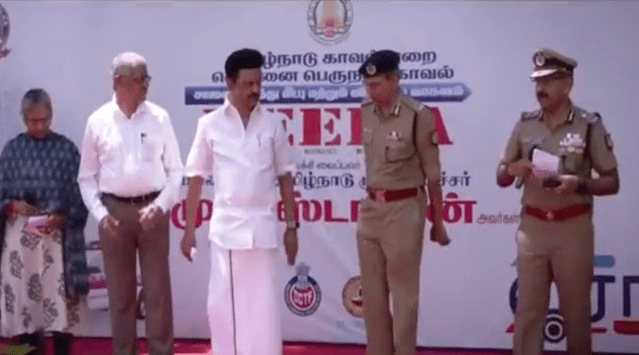 CM Stalin flags off Chennai police’s special vehicle ‘VEERA’ for swift ...