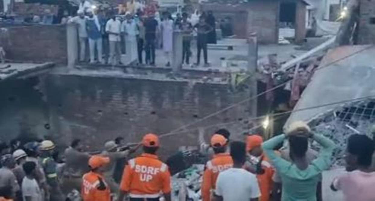 2 dead, 10 injured as building collapses in UP’s Barabanki; search on ...