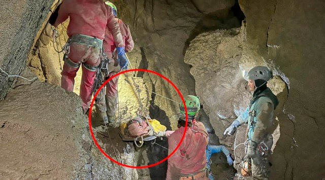US researcher, who went in to map a deep Turkish cave, rescued over a ...