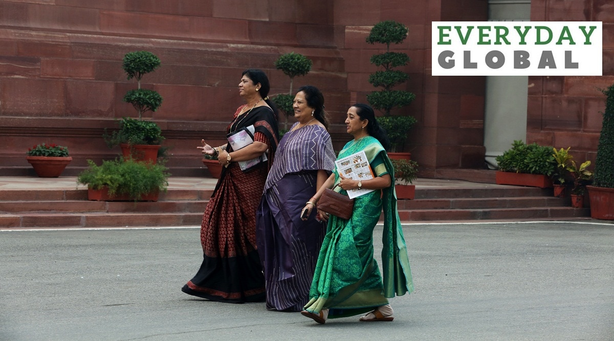 Women representation in national parliaments of 10 democracies