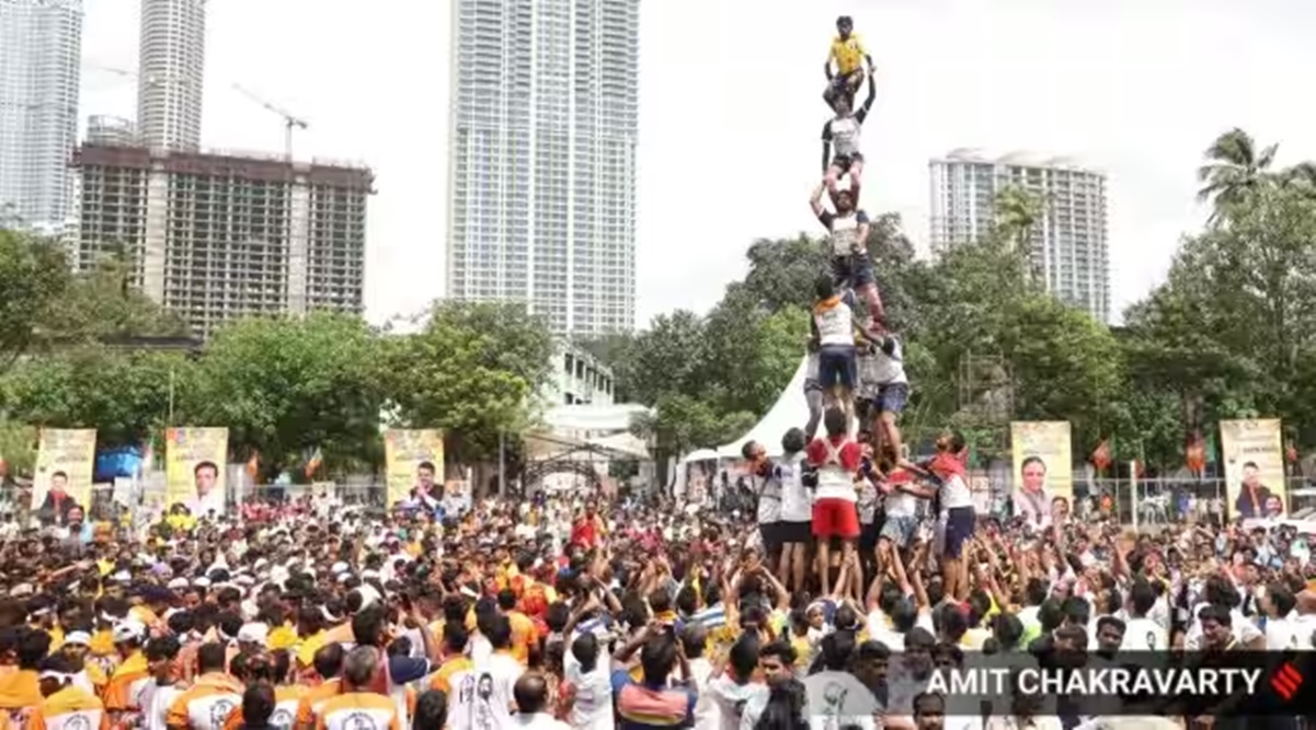 Pune: 4 women injured as structure for Dahi Handi event collapses
