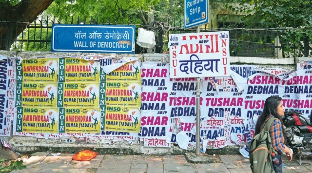 DUSU election fever across North Campus, student parties file their ...