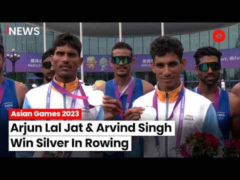 Indian rowing duo arjun lal jat and arvind singh win silver medal at ...
