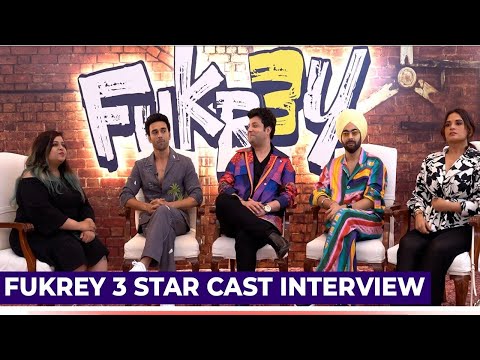Fukrey 3 cast interview pukit samrat varun sharma richa chadha manjot ...