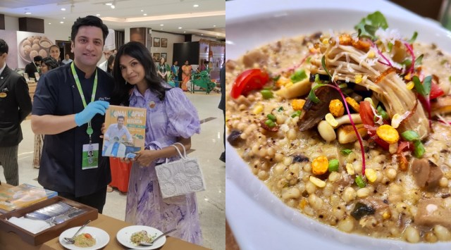 G20 Summit: Chef Kunal Kapur poses with Akshata Murty as he cooks Jowar ...