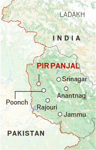 Jammu & Kashmir attack: Security spotlight on areas south of Pir Panjal ...