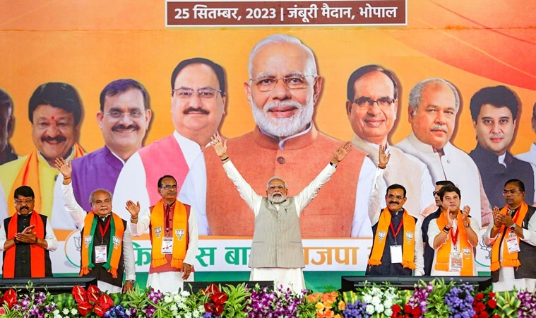 BJP rolls out the big guns for MP battle: 3 Union ministers, 4 more MPs ...