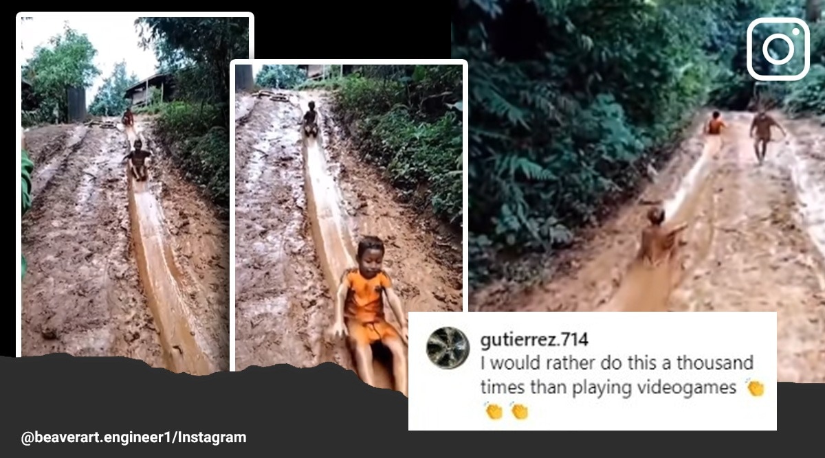 Watch: This video of kids playing on a muddy slope will give you pure joy | Trending News - The ...