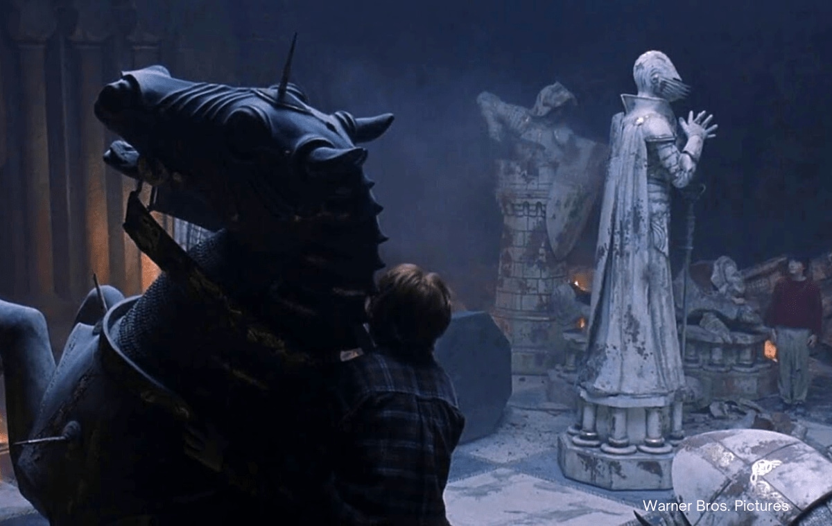 The story of Harry Potter's iconic chess scene