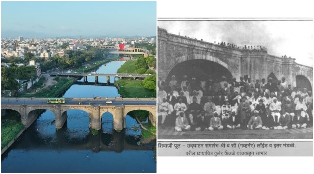 Pune’s Shivaji Maharaj bridge, constructed in 1923 to connect Bhamburda ...