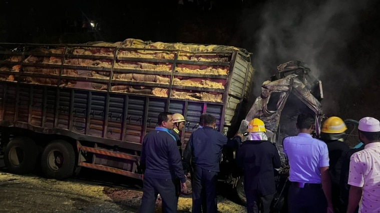 Four dead, two injured in fire caused by truck collision on Pune’s ...