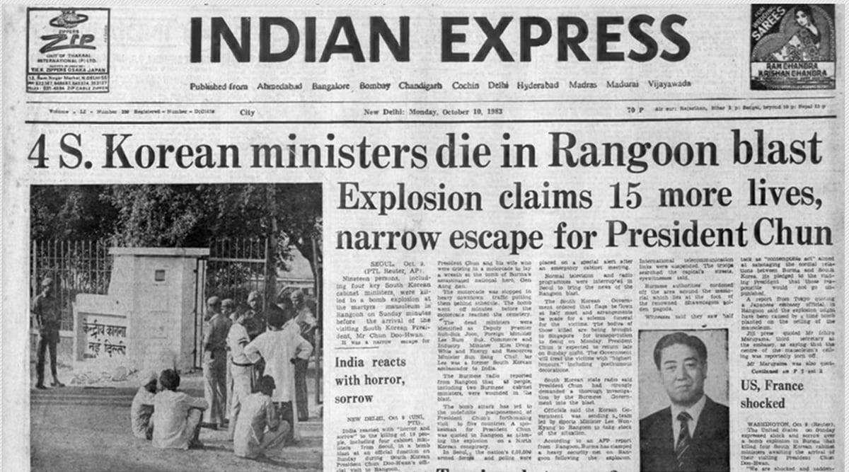 October 10, Forty Years Ago: Rangoon tragedy | The Indian Express