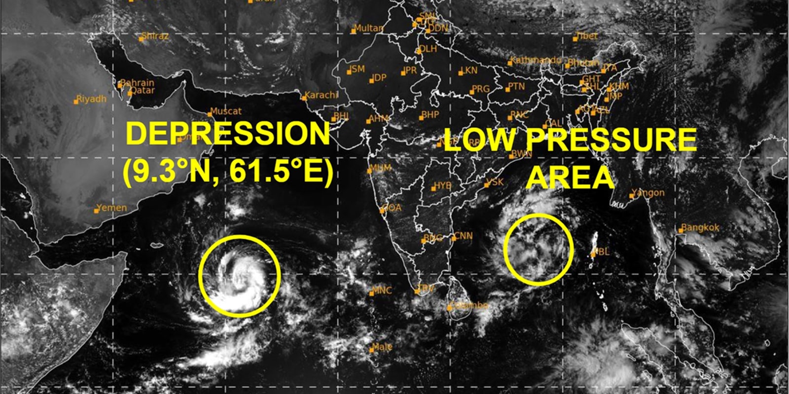 Low-pressure system in Arabian Sea set to intensify into cyclonic storm ...