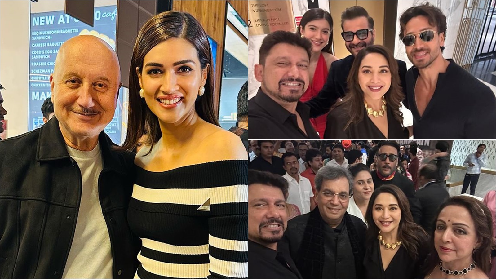 Ganapath special screening: Madhuri Dixit, Anupam Kher, Asha Bhosle ...