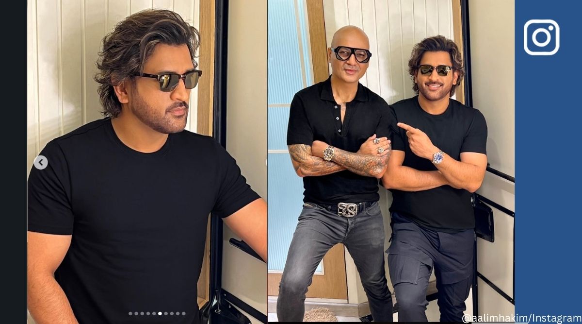 M S Dhoni sports new hairstyle that is reminiscent of bygone days ...