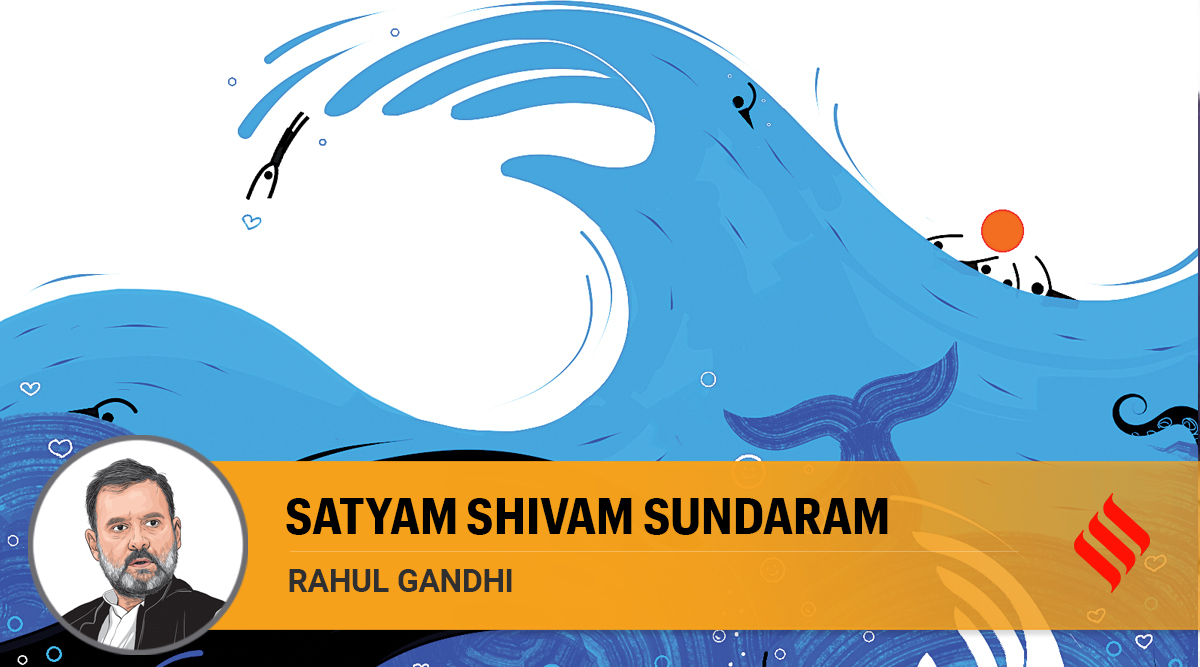 Satyam Shivam Sundaram Logo Rahul Gandhi Writes: Satyam Shivam