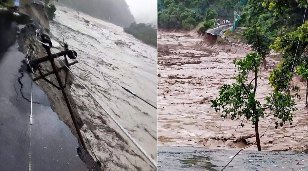 Vehicles submerged, highway washed away, Army personnel missing: Flash ...