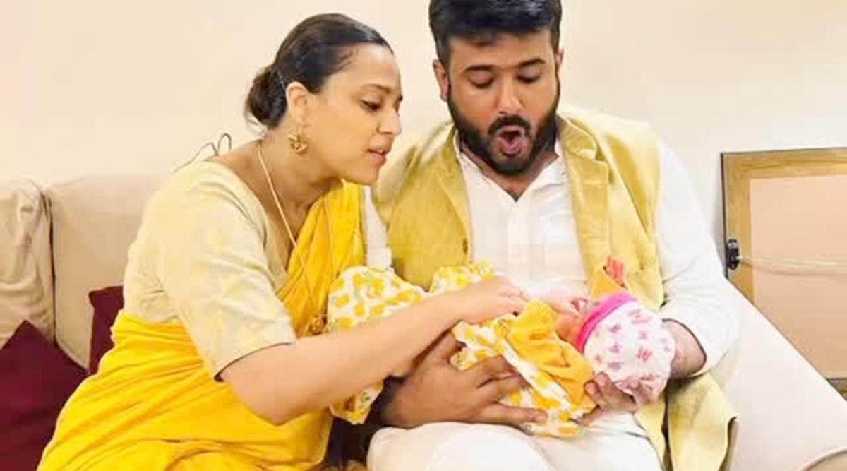 Swara Bhasker-Fahad Ahmad host ‘fam-jam’ for daughter Raabiyaa Rama ...