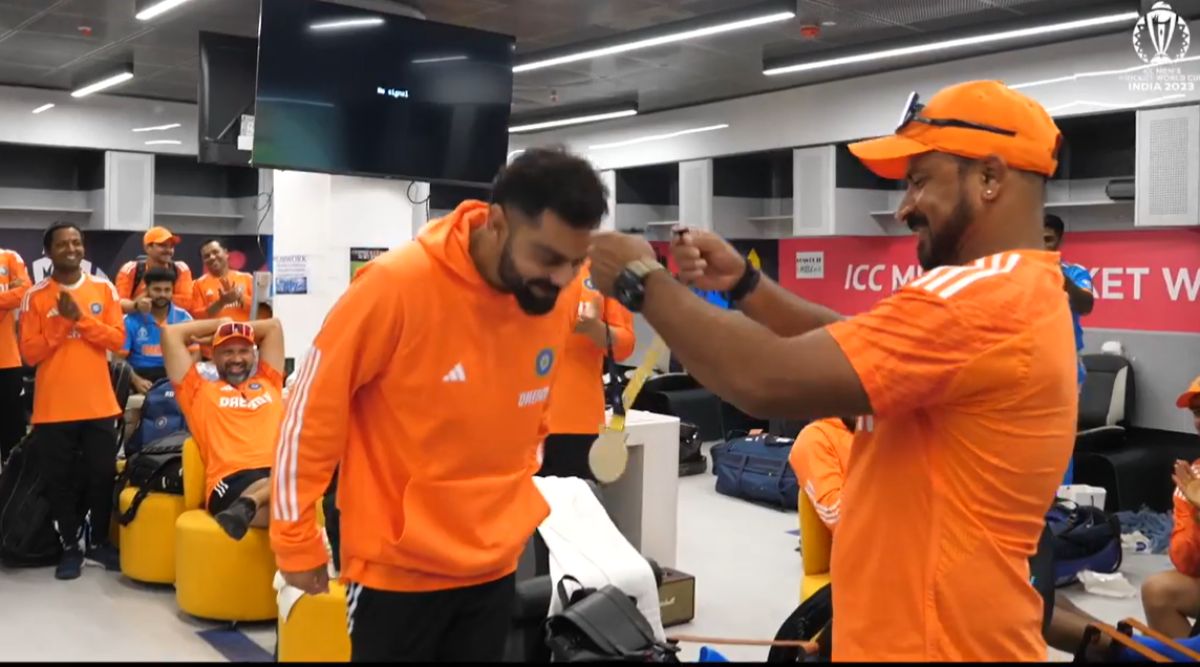 Watch: Virat Kohli gets the best fielder award from India’s fielding ...