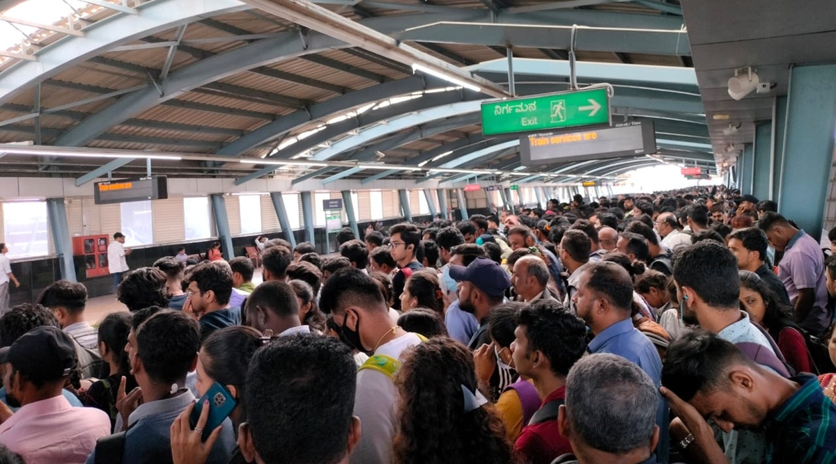 Technical snag hits Bengaluru Metro services on Green Line; BMTC ...