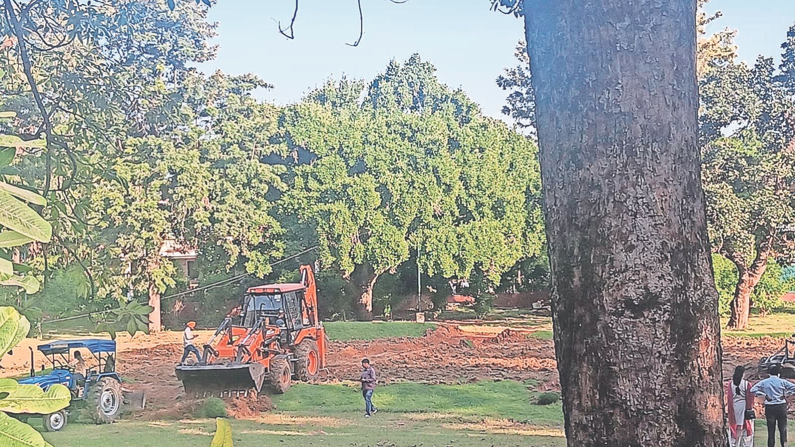 ‘Arbitrary and unwarranted action’: Congress on Sector 4 park dug up by ...