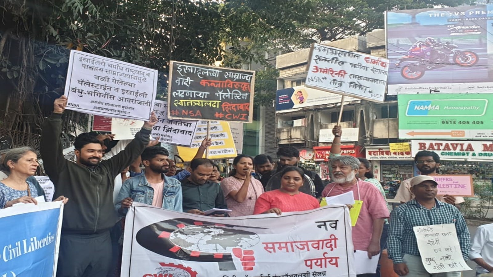 Disheartened by violence in Gaza, citizens gather to raise voice ...