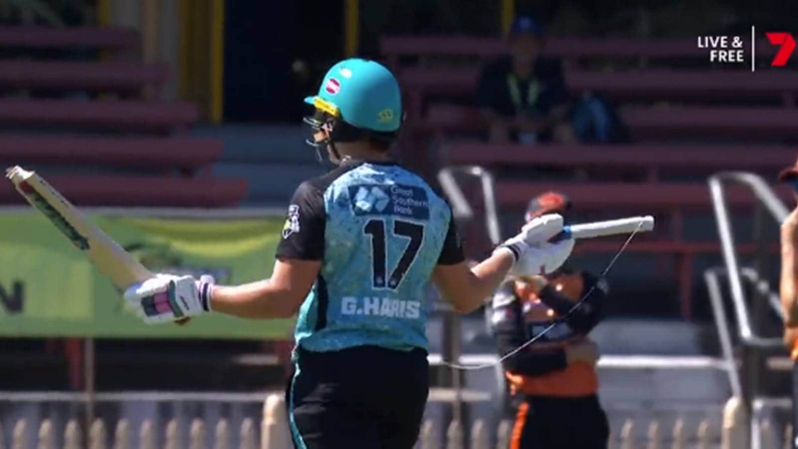 Watch: Grace Harris smashes six with a broken bat in WBBL | Cricket ...