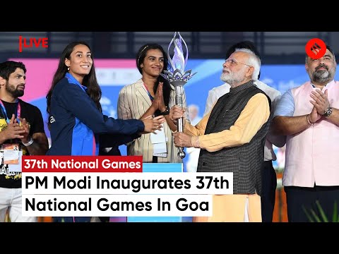 Live pm narendra modi inaugurates the 37th national games in goa-The ...
