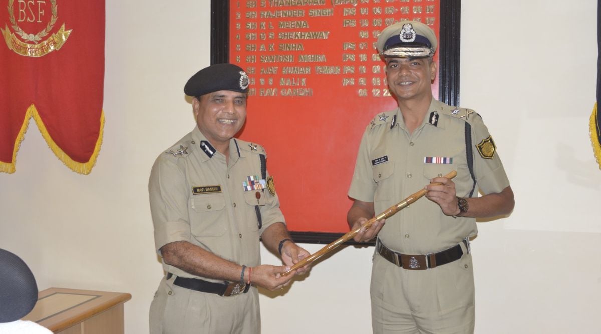 Deepak Damor takes charge as BSF IG | Ahmedabad News - The Indian Express
