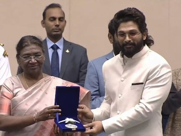 National Film Awards Allu Arjun Accepts His First National Award R