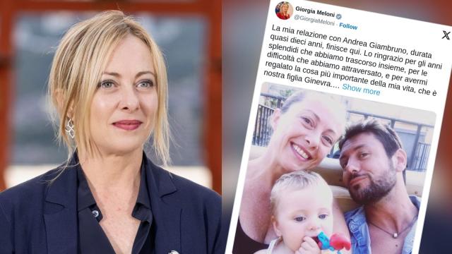 ‘Our paths have diverged’: Italy PM Giorgia Meloni splits from partner ...