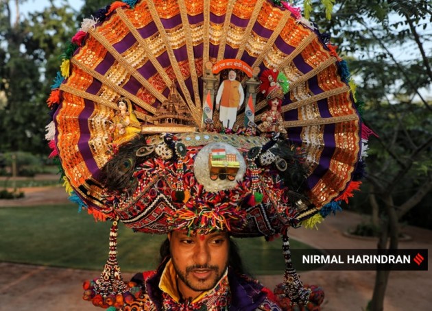 In pictures: Dancer-pagdi maker’s unique Chandrayaan 3, Ram Rajya ...