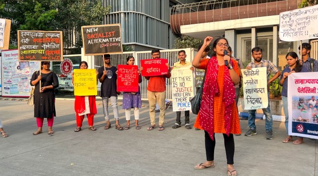 Groups supporting Palestine hold protest against Israel | Pune News ...