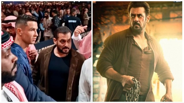 Salman Khan stands in the crowd as Cristiano Ronaldo gets star ...