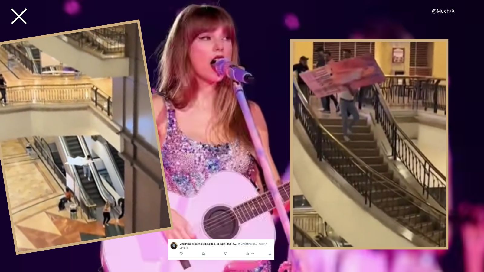 Fan steals ‘Taylor Swift: The Eras Tour’ poster from mall; his getaway ...