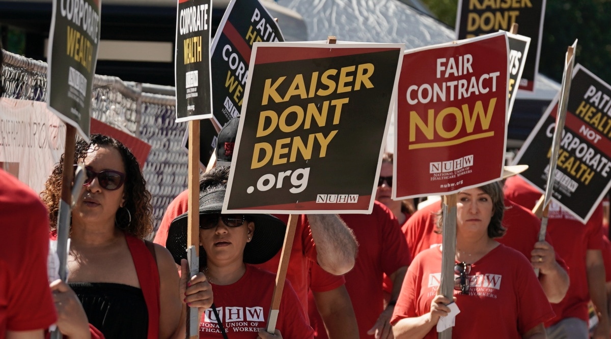 Thousands of US health care workers go on strike in multiple states ...