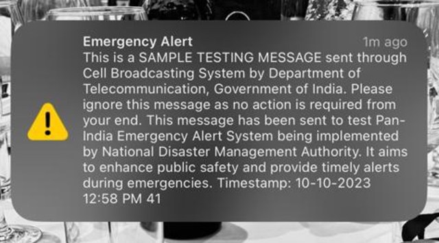 New wireless emergency alert sent out again: DoT says no action needed | Technology News - The ...