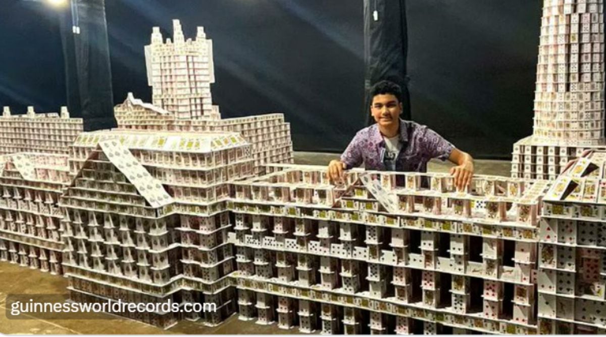 World Record For Playing Card Structure - Printable Cards