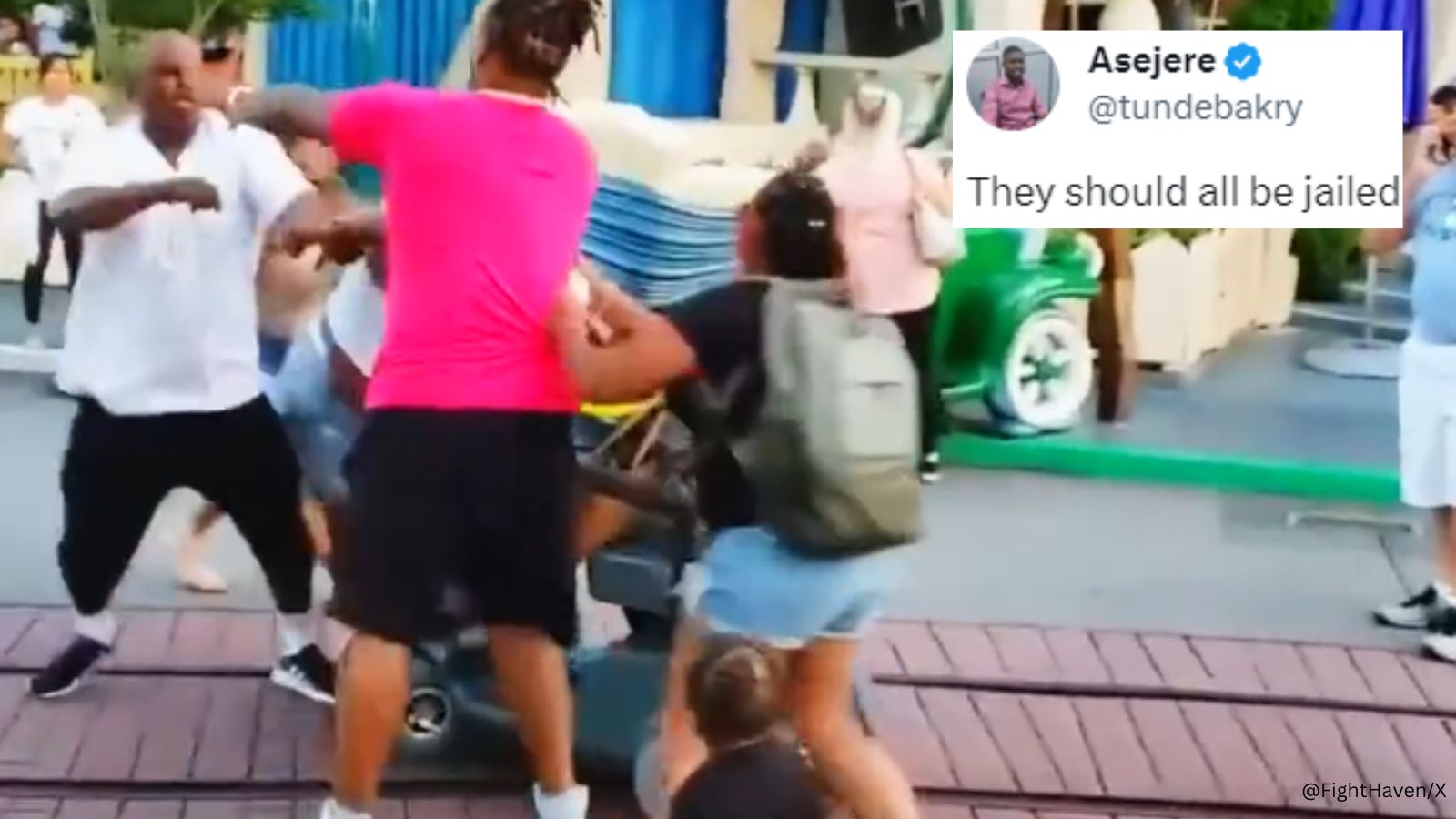 Violent tourists turn Disneyland into a battleground | Trending News ...