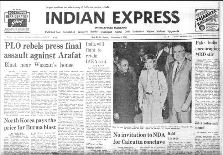 November 6, Forty Years AGO: PLO offensive | The Indian Express