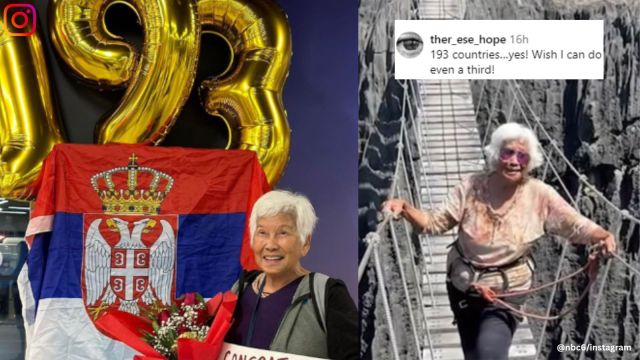 Meet Luisa Yu, a 79-year-old woman who has travelled to 193 countries ...