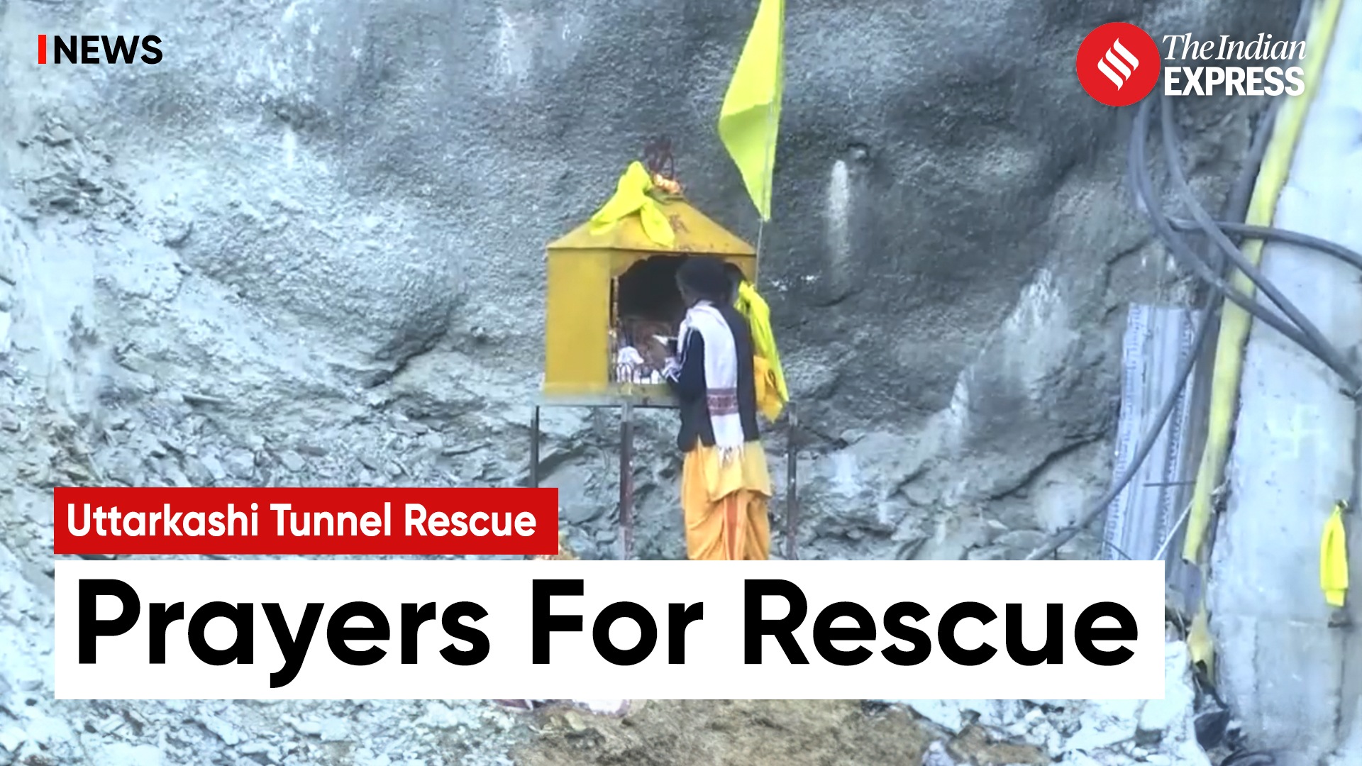 Uttarkashi tunnel rescue prayers offered at tunnel rescue site amid ...
