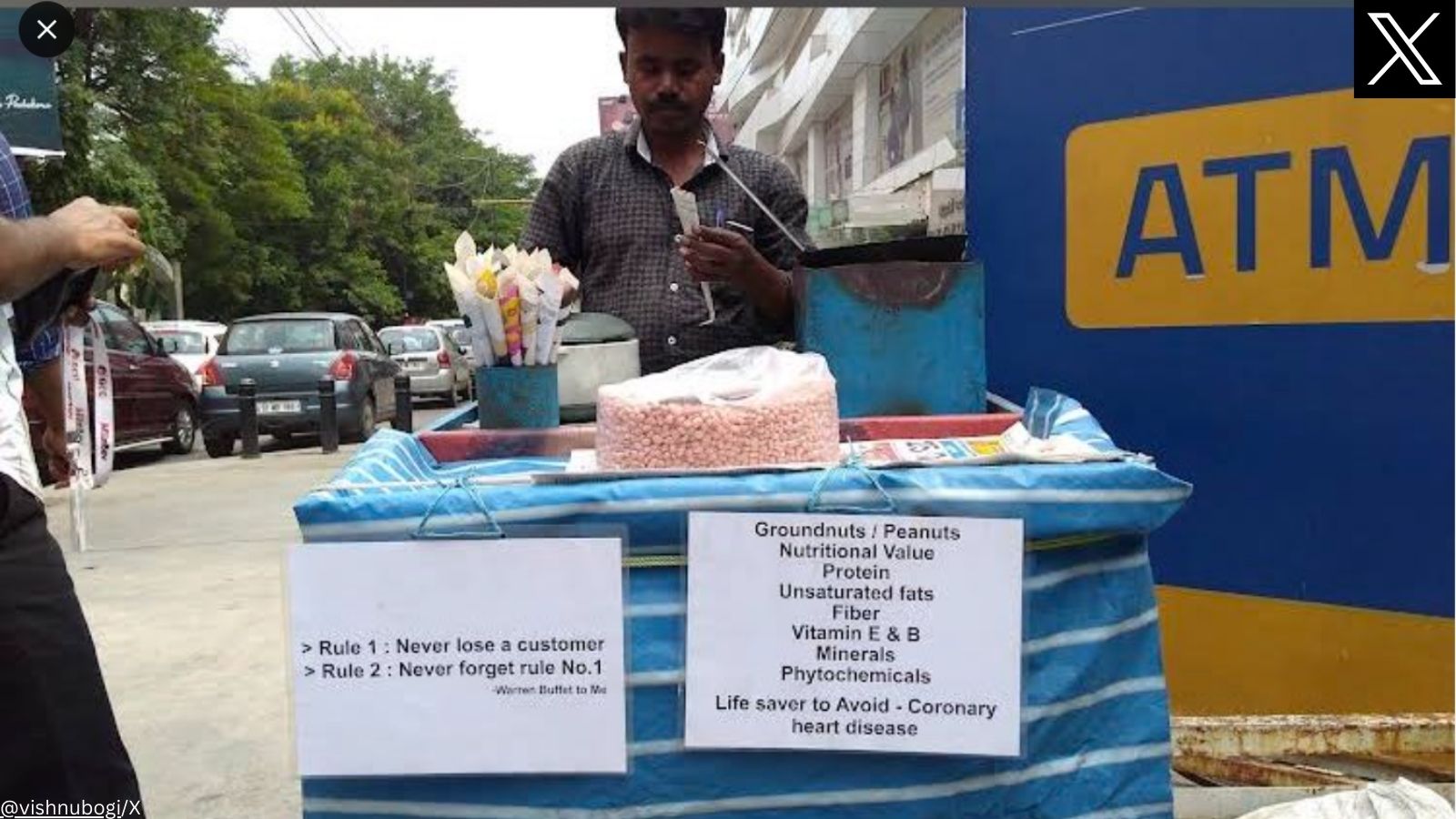Warren Buffett-inspired Bengaluru peanut vendor goes the extra mile in ...
