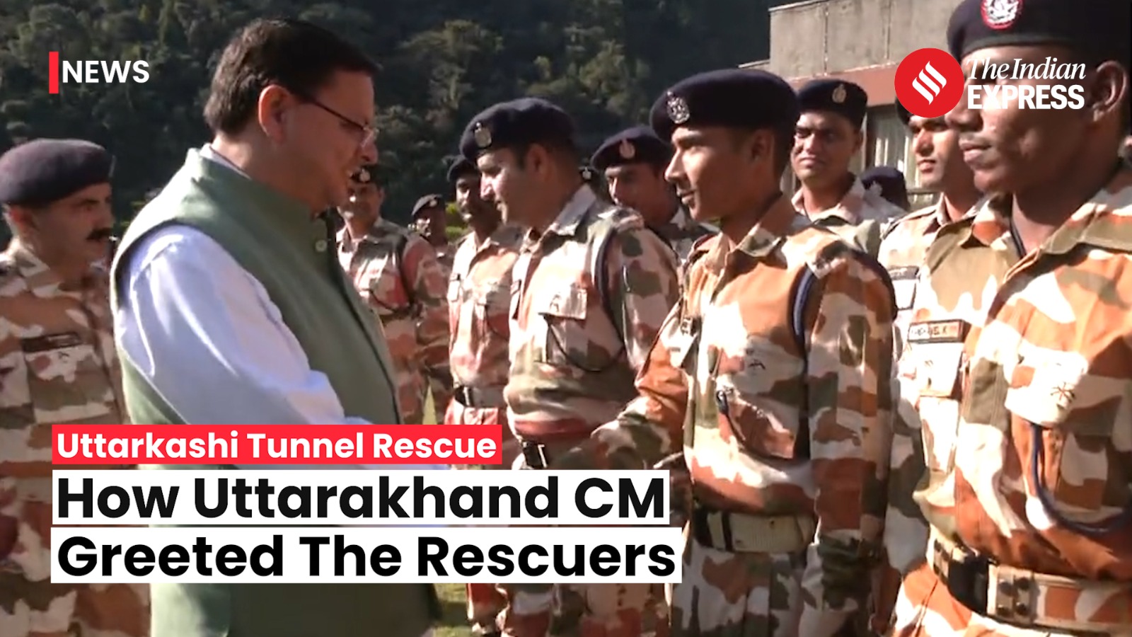 Uttarakhand tunnel rescue 41 workers freed rescuers welcomed by ...