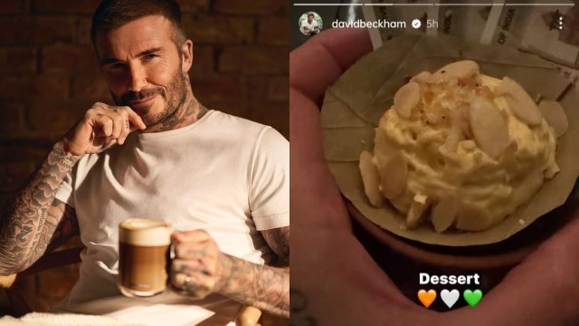 David Beckham explores traditional culinary delights on visit to India